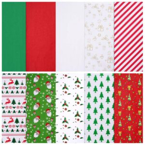 blisstime 100 sheets tissue paper, 19.7" x 13.8" christmas tissue paper for gift bags, xmas tissue paper for gift wrapping and diy gift bags, christmas presents, holiday crafts (100)