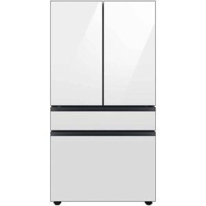 samsung rf23bb860012 french door refrigerator with flexzone drawer (white glass)