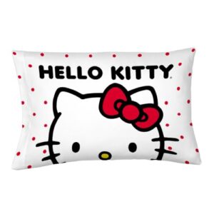 hello kitty beauty standard beauty silky satin standard pillowcase cover 20x30 for hair and skin, (officially licensed product)