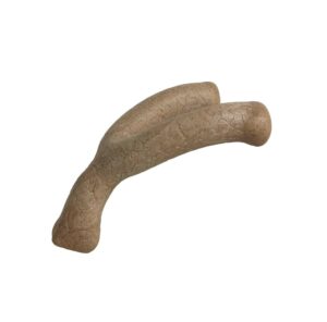 dog durable hefty wishbone dental chew toys bacon or wood scent easy grip health (wood - medium)