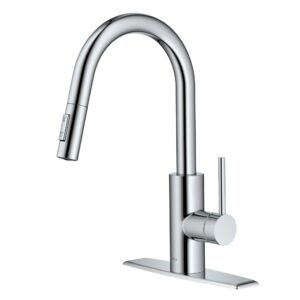 kraus kpf-2620ch oletto single lever pull down kitchen faucet, 16 inch, chrome (pack of 4)