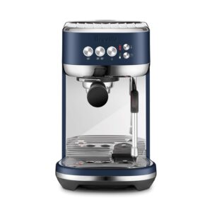 breville the bambino plus espresso machine with auto milk frother, espresso maker with seconds heat up, cappuccino & latte machine for home, bes500dbl, damson blue