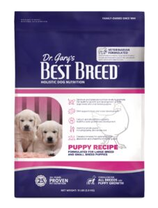 best breed dr. gary's puppy recipe made in usa [natural dry dog food] - 13lbs, dark brown (7-53182-95267-3)