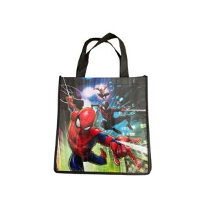 legacy licensing partners marvel's spiderman into the spiderverse collectable large reusable tote bag