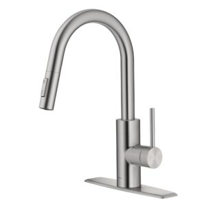 kraus oletto™ spot free stainless steel finish dual function pull-down kitchen faucet, kpf-2620sfs (pack of 4)