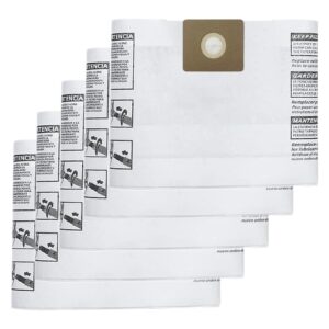 5 pack shop vac 3 gallon bags - 90669 all around collection type c vacuum bags, part # 9066900 9066933