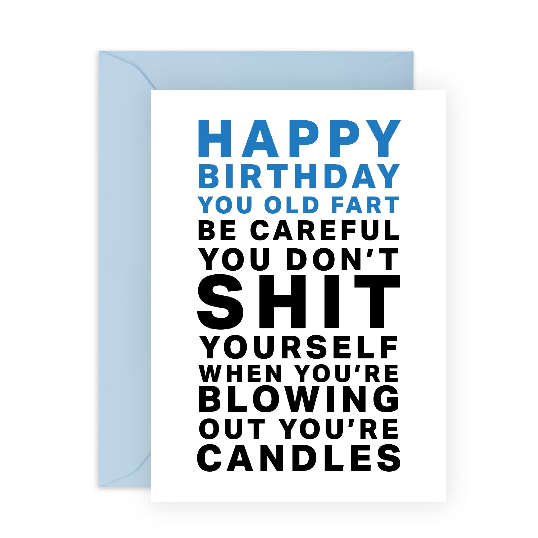 Central 23 funny male birthday cards - Rude Birthday Card For Dad - Husband Wife Him Her - Jokes Banter - 30th 50th 60th - Vegan Ink - Comes With Fun Stickers - Made In The UK