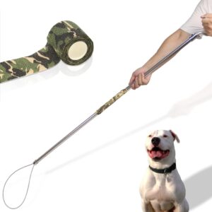 wamlet animal catcher pole control tool kit for bulldog alligator hog dog pig fox - 52 inches