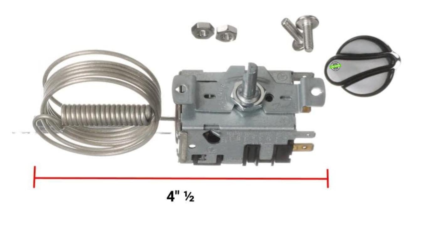 GLOB PRO SOLUTIONS 80-54738-00 CKD2527 Refrigerator Control Temperature 4" ½ Length Approx. Replacement for and Compatible with U-Line Heavy Duty