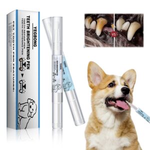 teeth brightening pen for pet - pet teeth repairing kit,pet dog/cat teeth cleaning pen for dental care,pet teeth whitening pen tool，dog tartar dental stone cleaning pen 5ml