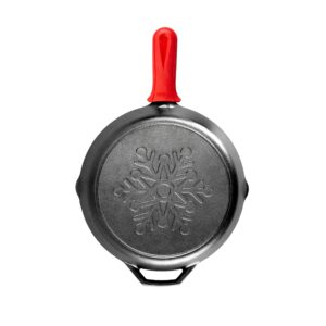 lodge snowflake skillet with handle holder 12"