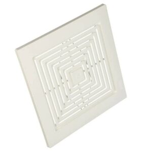 (bl) new 97011723 b nutone bath bathroom ceiling fan grille grill cover plastic white 689-h, 689-j, 689-k fits many other models