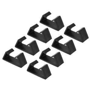 patikil patio furniture clips, 16 pack sofa clamps fixed buckle wicker rattan chair fasteners for outdoor, black