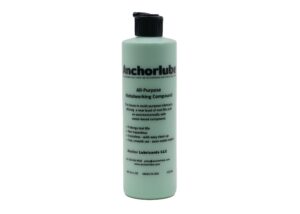 anchorlube all-purpose metalworking compound 16oz - water-based cutting fluid for drilling, tapping, sawing - great on stainless steel | no oil