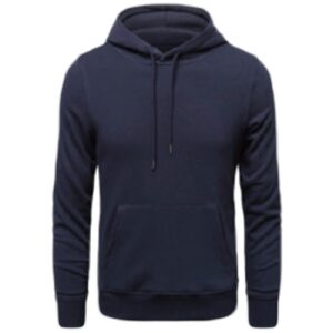 maiyifu-gj men's solid athletic hooded sweatshirt casual long sleeve pullover hoodie comfy sports hoodies with kanga pocket (dark blue,small)