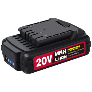 AVID POWER 20V MAX 2.0 Ah Lithium Ion Rechargeable Battery, Only Fit for Specified 20V Cordless Tools (See Below for Specific Tools Adapted)