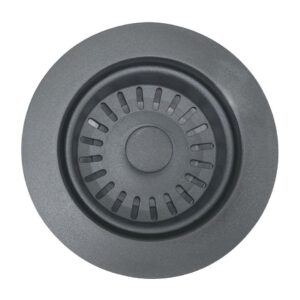 nantucket 3.5kd-gcti basket strainer kitchen drain for granite composite sinks - titanium