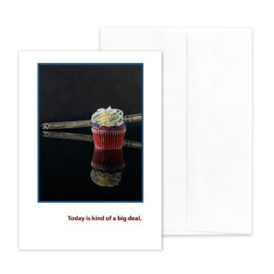 2myhero - us marine corps - military happy birthday congratulations greeting card with envelope - 5" x 7" - kind of a big deal