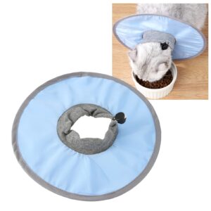 cat recovery collar, pet cone collar cat cone collar pet elizabeth collar polyester fasteners collar for cat puppy (m)