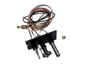 10002265 replacement propane/natural gas 3 way pilot assembly compatible with for majestic temco, and vermont castings gas stoves