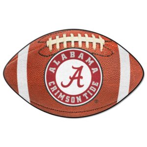 fanmats 35629 alabama crimson tide football rug - 20.5in. x 32.5in.