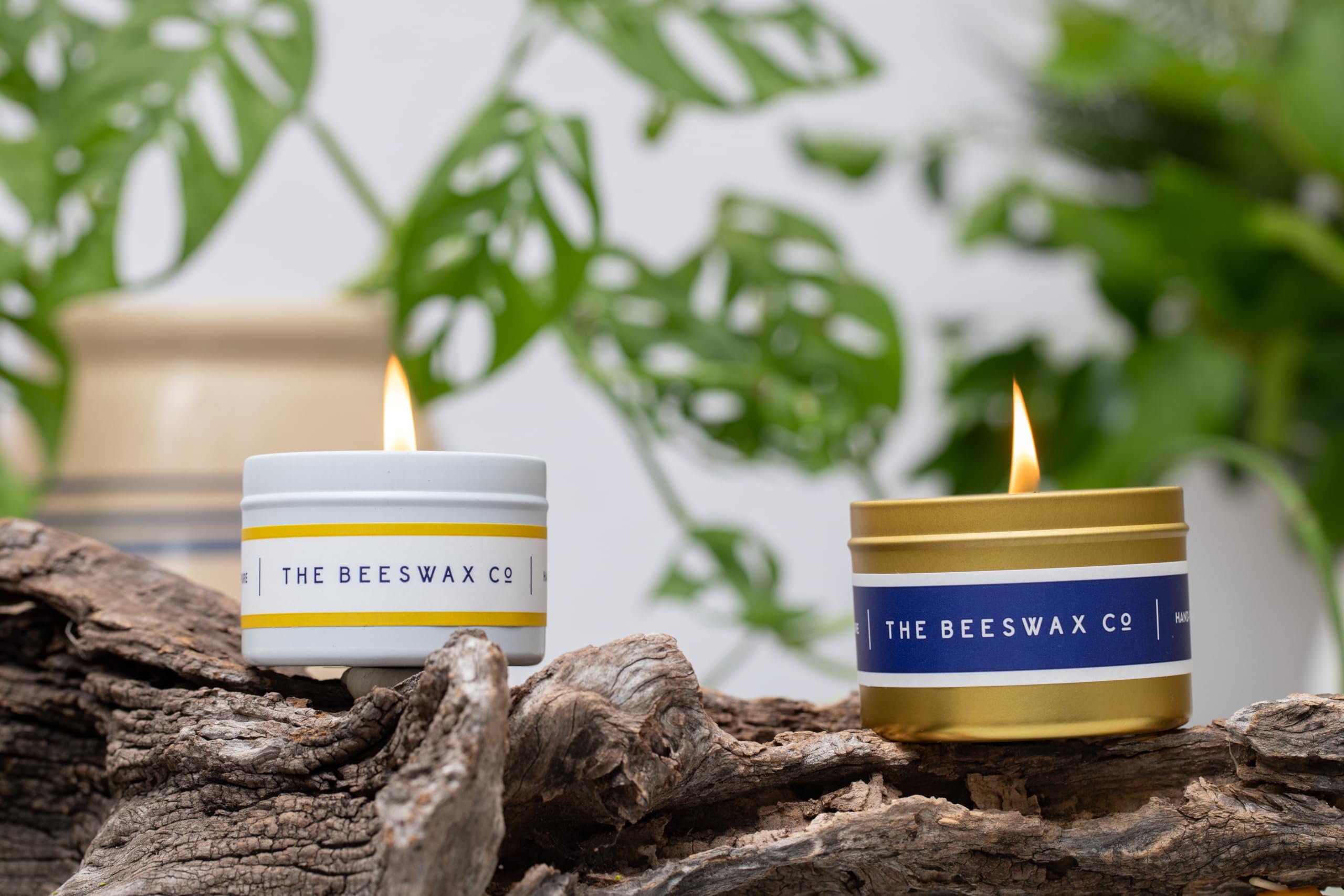 The Beeswax Co Southwest Travel Candle Tin - Natural Honey Scented - Long-Lasting & Eco-Friendly - Cotton Wick - Slow Burning - Hand Poured Pure Organic Bees Wax - 4oz Candles - 2.5 x 1.5