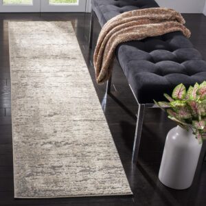 safavieh spirit collection area rug - 10'6" x 14', taupe & ivory, modern abstract design, non-shedding & easy care, ideal for high traffic areas in living room, bedroom (spr126e)