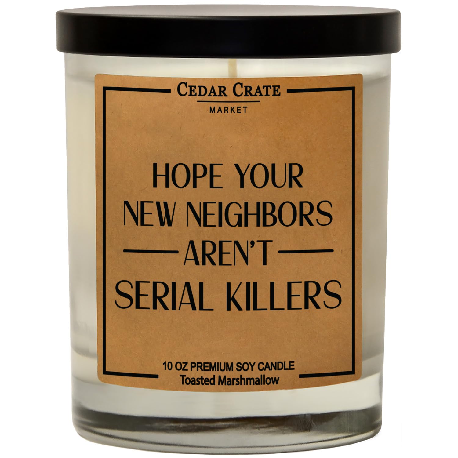 Cedar Crate Market - House Warming Presents for New House | Funny Housewarming Candle | New Apartment Gift Ideas |New Home Christmas Gift Ideas for Women Men Friends, New Homeowner Gifts, Moving Away