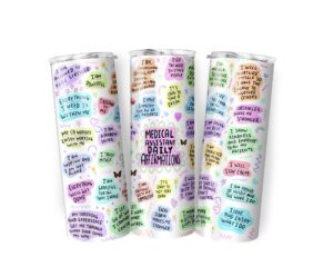 honale25 mental health tumbler 20oz (medical assistant tumbler)