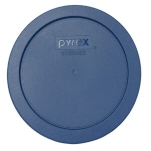 pyrex 7402-pc 7-cup blue spruce plastic replacement food storage lid cover, made in usa