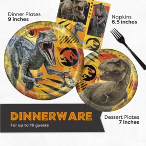 Unique Jurassic World Birthday Party Supplies | Jurassic Park Birthday Party Supplies | Jurassic World Party Supplies Decorations | Door Poster Backdrop, Balloons, Banner, Tablecloth, Plates,