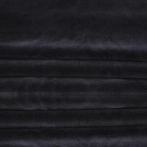 Suede Alcantara Fabric 64"×24" Double-Side Soft Ventilation Microsuede Polyester Fabric for Cushion Sofa Pillows Car Headliner Replacement Home Interior Décor 64" Wide - Black