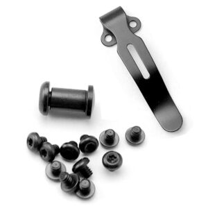 13pcs custom black titanium alloy torx screws and pivot set + 1pc pocket clip fit for benchmade 535 bugout