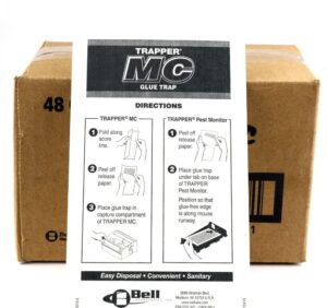 bell labs - trapper mc glue boards - 48 boards (case)