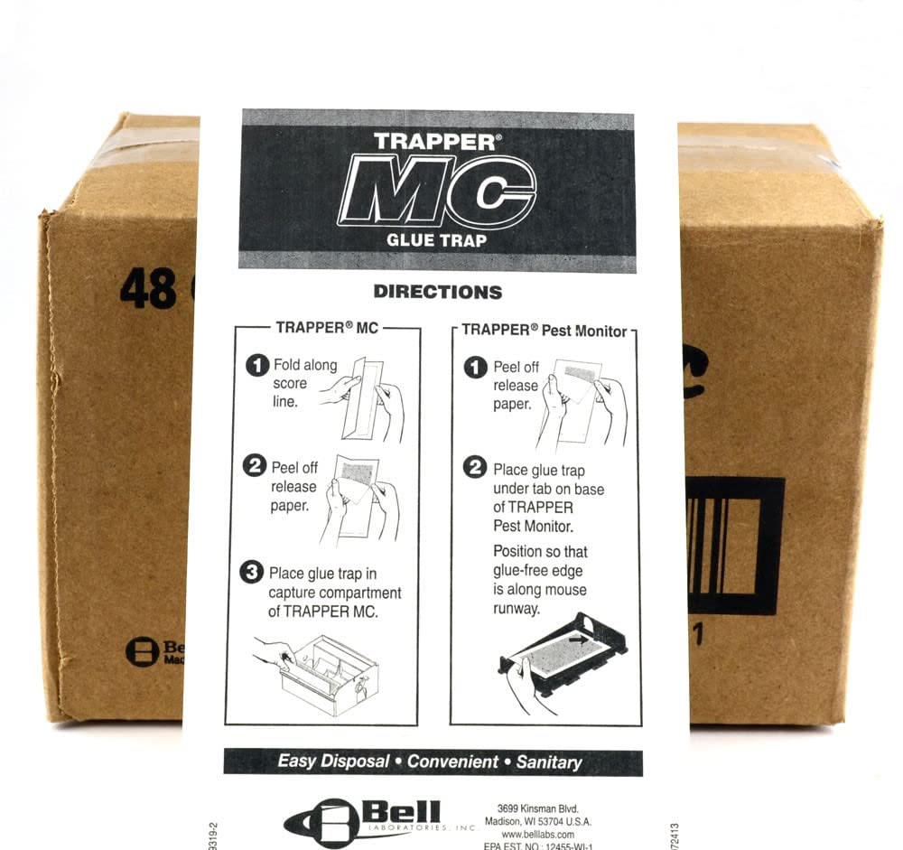 Bell Labs - Trapper MC Glue Boards - 48 Boards (case)