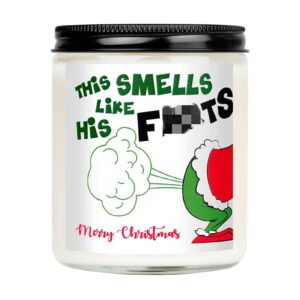 christmas candles,funny gifts for christmas,christmas decor,vanilla scented candles (christmas)