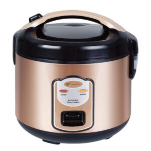 lp living plus electric rice cooker, non stick coating, one touch button (1.5l/8cup)