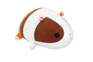 fyunmgo guinea pig toy 15.7” stuffed animals plush guinea pig plush toys, hamster plush pillow guinea pig plush soft toy festival gift for friends families, cuddling pillow floor seat cushion