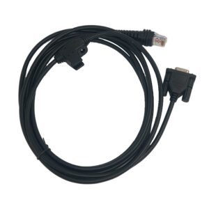 e-simpo 3mtr/10ft accessory for hhp scanner 1900g,hyperion 1300g,xenon 1900/1902,voyager 1250g/1200g rj48 to db9 with dc port rs232 serial cable(rs232 cable)