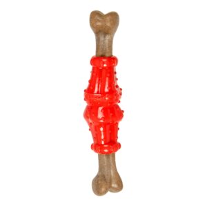 hero bonetics noisy joint bone - promotes healthy teeth, gums and mind - wood scented - for small dogs