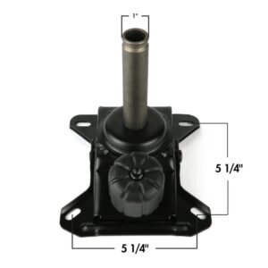 Douglas Swivel Tilt Mechanism Replacement for Caster Chair Bolt Pattern 5 1/4" x 5 1/4"