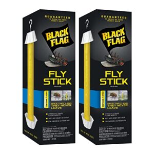 black flag fly stick, 2 count