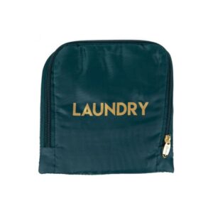 miamica travel laundry bag, teal – measures 21” x 22” when fully opened – foldable laundry bag with drawstring closure – durable, lightweight travel accessories