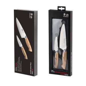 Cangshan OLIV Series 2-Piece Starter Knife Set, Forged Swedish 14C28N Steel, 501660