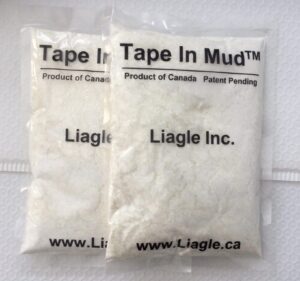 liagle tape in mud™ - drywall tape alternative tapeless drywall finishing- finish drywall joints without tape-save 40% of labor - fibre reinforcement additive 2 bags/pack