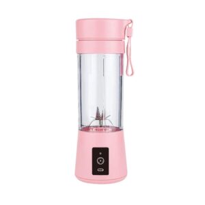 generic portable blender, 13 ounce capacity, pink