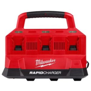 milwaukee m18 packout six bay rapid charger