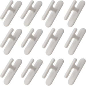 nsbell 12pcs blind cord twister safety blind cord hooks adhesive blind cord holder window blinds string holder child proofing blind cord wind up blind cord wrap cleat for home office