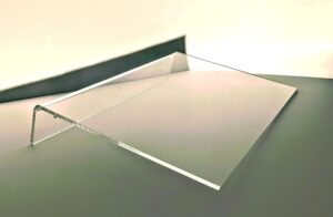 20" long clear floating shelf (9" deep)