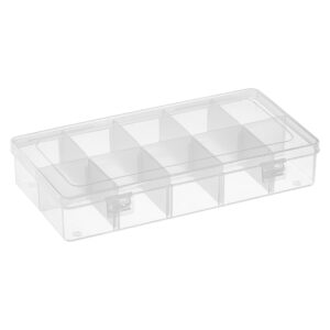 simply tidy 6 pack: bead storage box with adjustable compartments by bead landing™